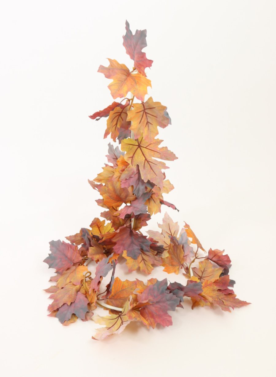 Autumn Printed Maple Leaf Garland - Lotus Imports Limited – Lotus ...