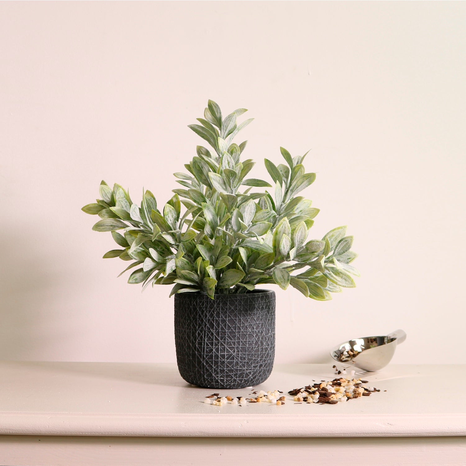 Flocked Leaf In Pot - Lotus Imports Limited – Lotus Imports Ltd