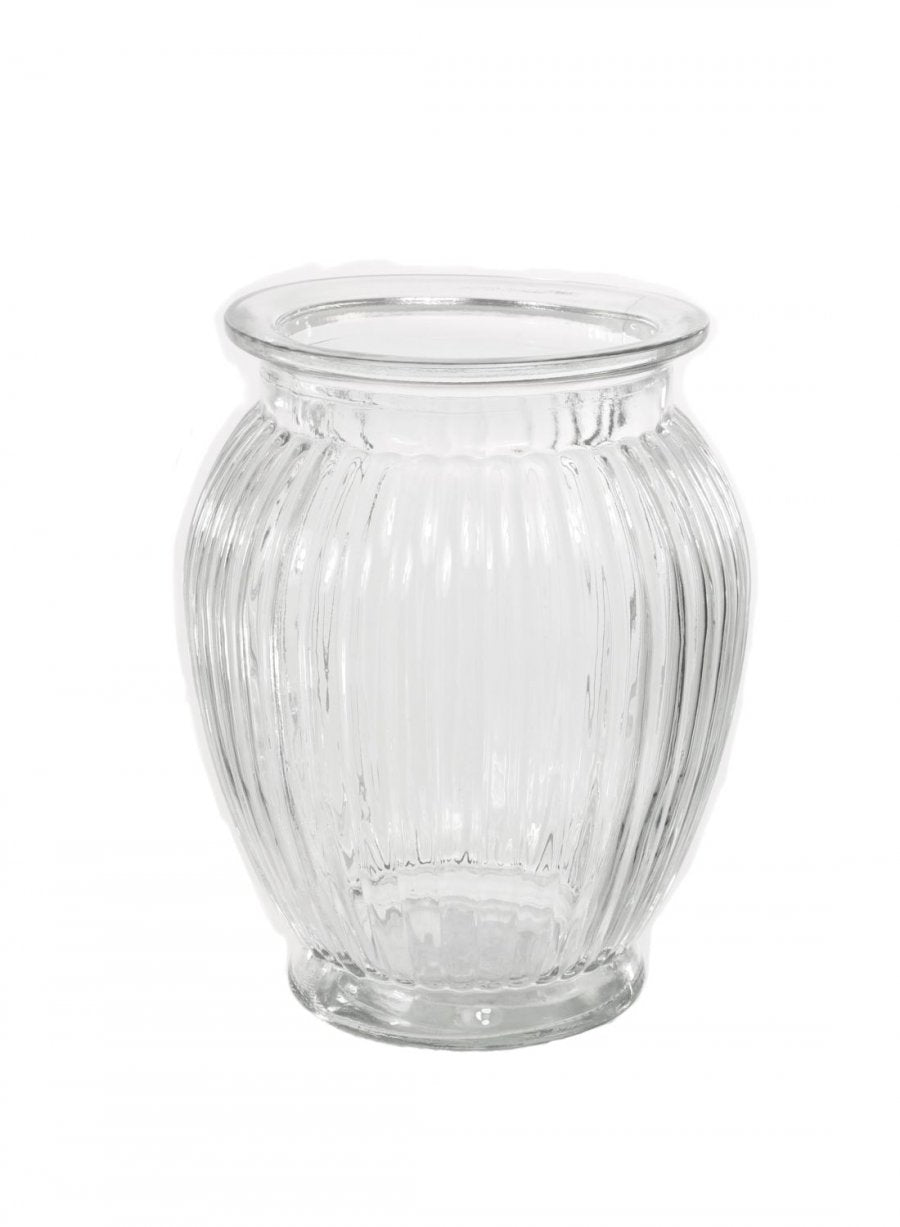 Round Ribbed Vase (18cm - Large) - Lotus Imports Limited – Lotus ...