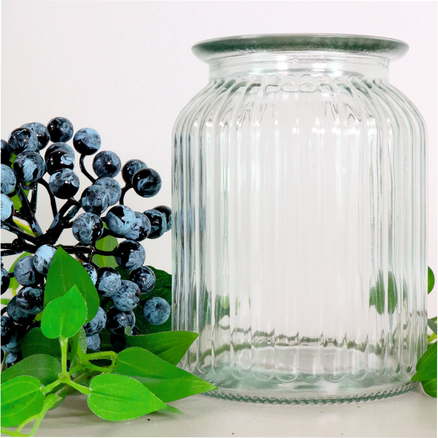 Ribbed Jar (14cm) - Lotus Imports Limited – Lotus Imports Ltd